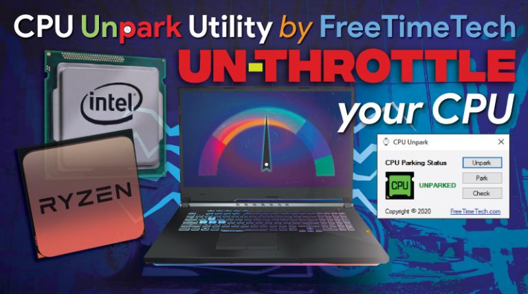 CPU Unpark Utility by FTT - FreeTimeTech