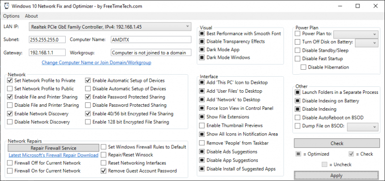 Network Fix and Optimizer Utility V1.1 (UPDATED! 2021) - FreeTimeTech