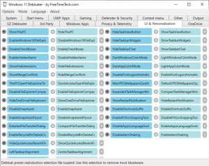 Windows 11 Debloater Tool | Debloat GUI (Updated July 12, 2022! V1.6 ...