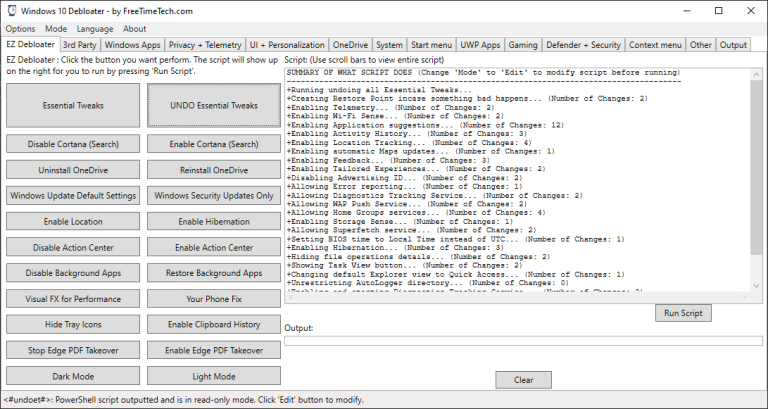 Windows 10 Debloater Tool | Debloat GUI (Updated July 12, 2022! V2.3 ...