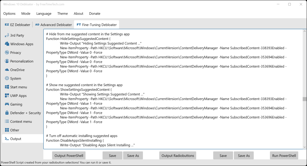Windows 10 Debloater Tool | Debloat GUI (Updated Feb 22, 2024! V2.6.11 ...