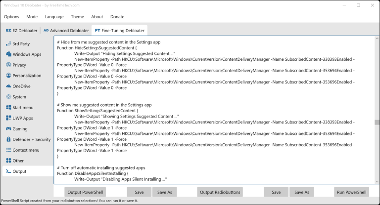 Windows 10 Debloater Tool | Debloat GUI (Updated Feb 22, 2024! V2.6.11 ...