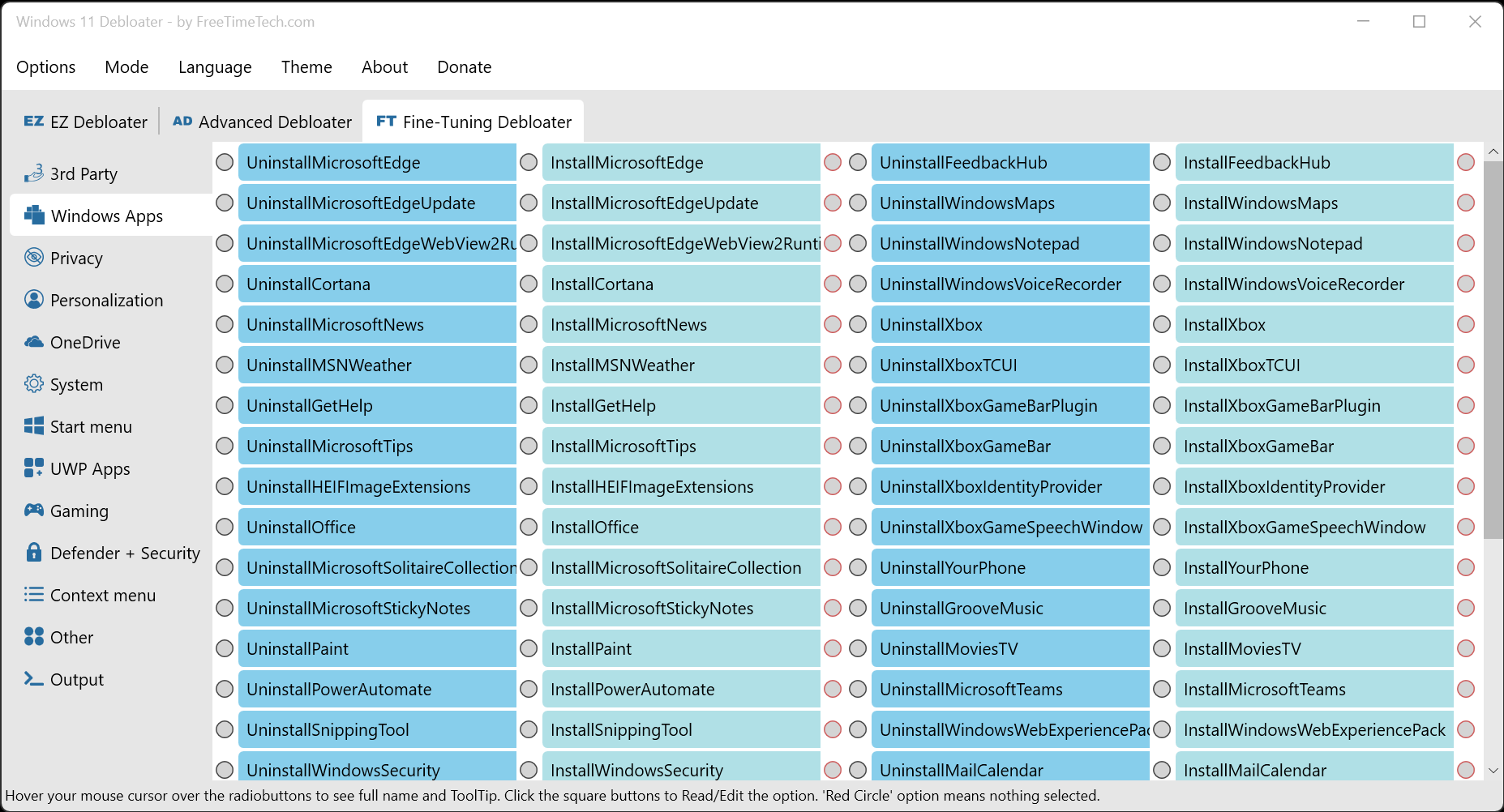 Windows 11 Debloater Tool | Debloat GUI (Updated Feb 22, 2024! V2.0.6 ...