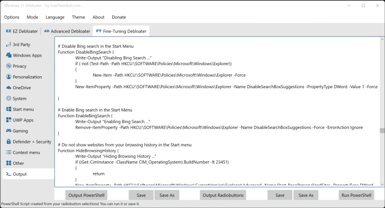 Windows 11 Debloater Tool | Debloat GUI (Updated Feb 22, 2024! V2.0.6 ...
