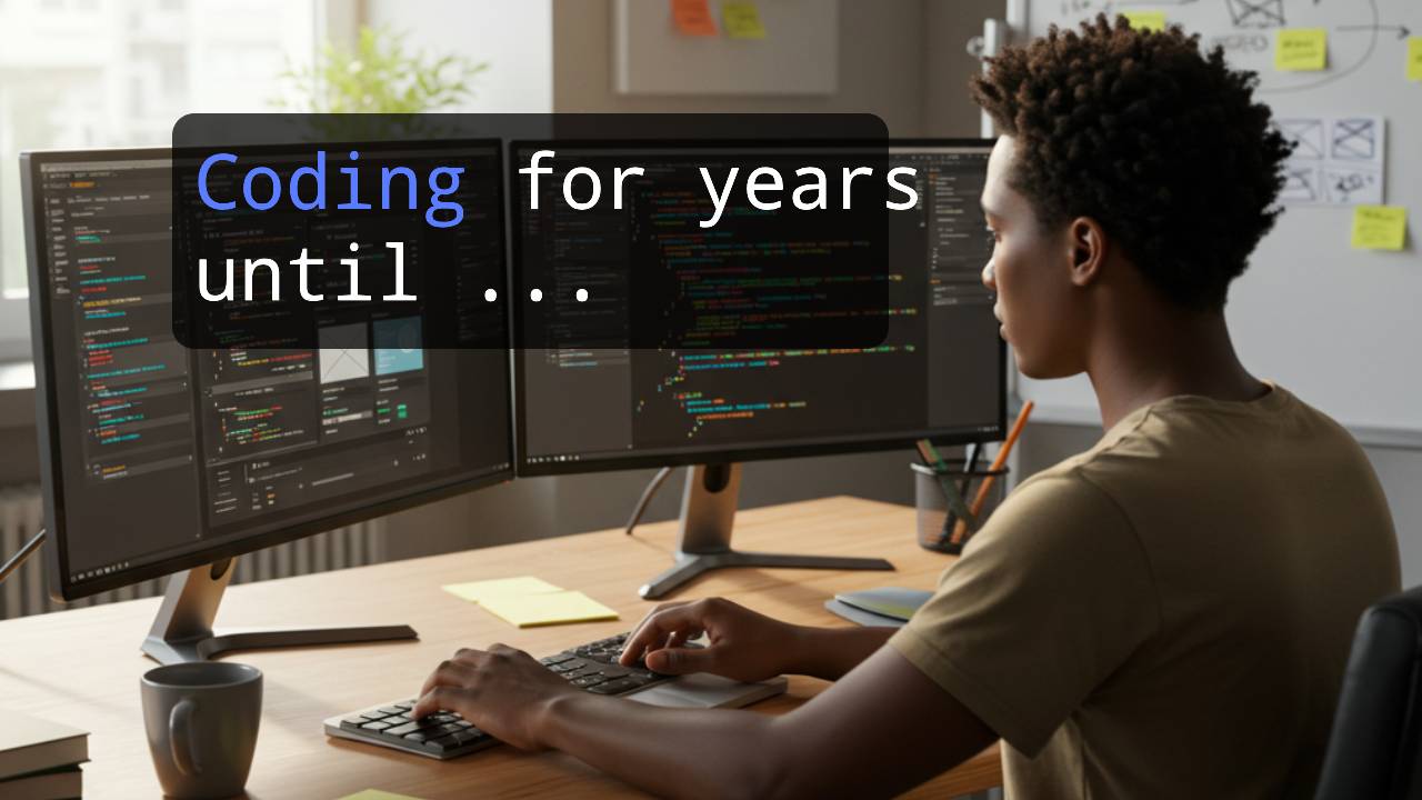 Coding for years until ... - FreeTimeTech